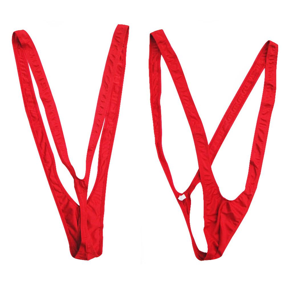 Sex Men Borat Style Mankini Swimsuit Underwear Lingerie Bodysuit